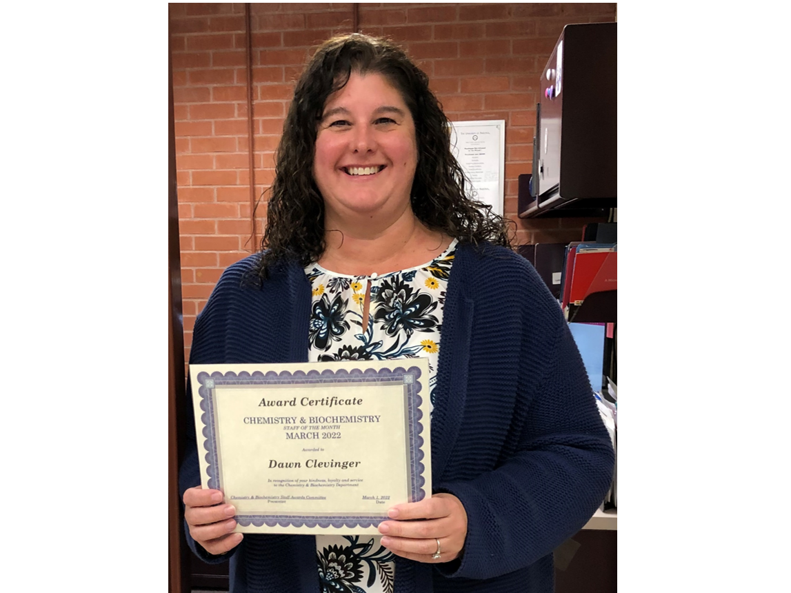 CBC Staff of the Month: Dawn Clevinger | UArizona Department of ...