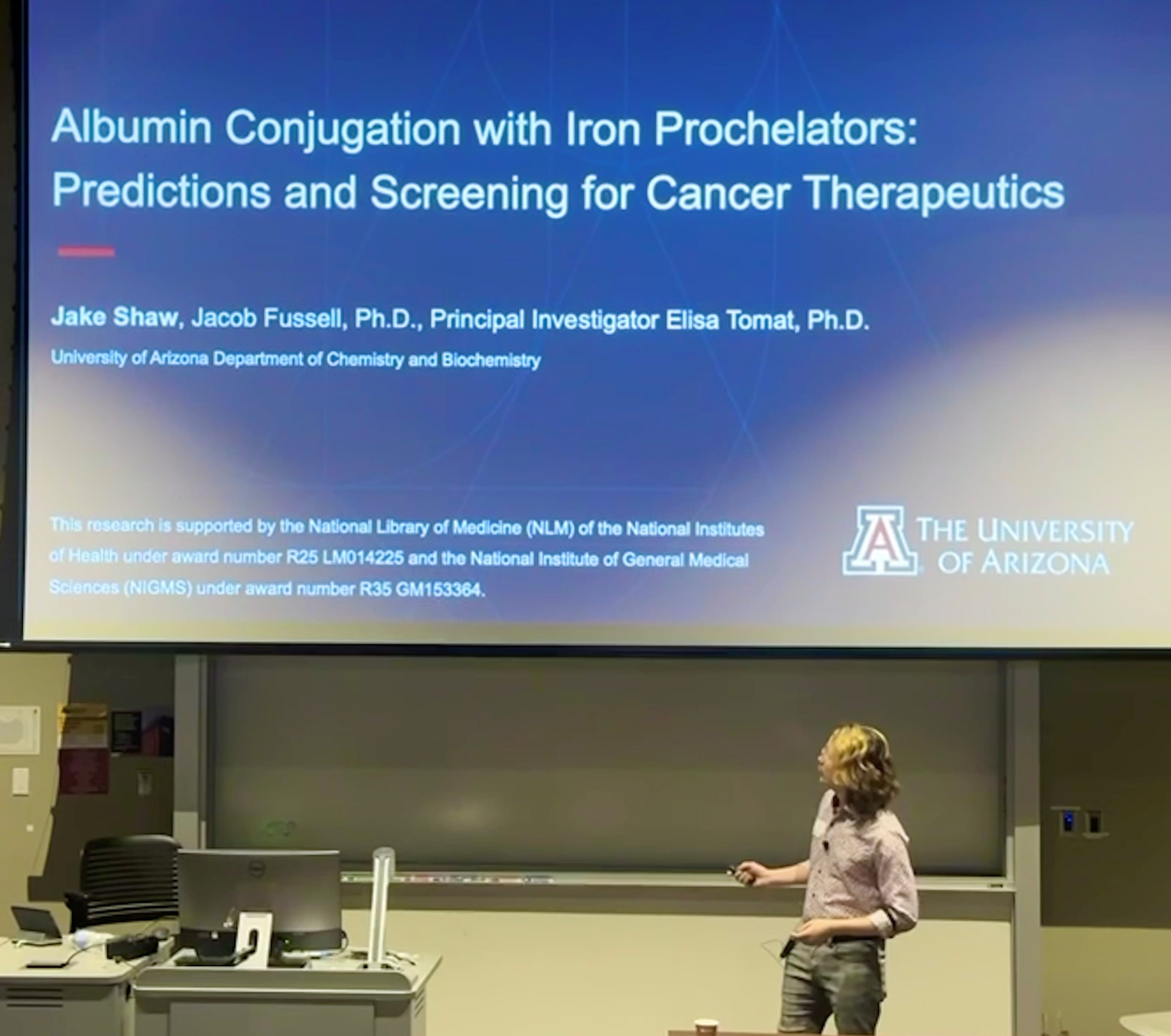 Jake Shaw presenting at the 2025 BioPhest | UArizona Department of ...