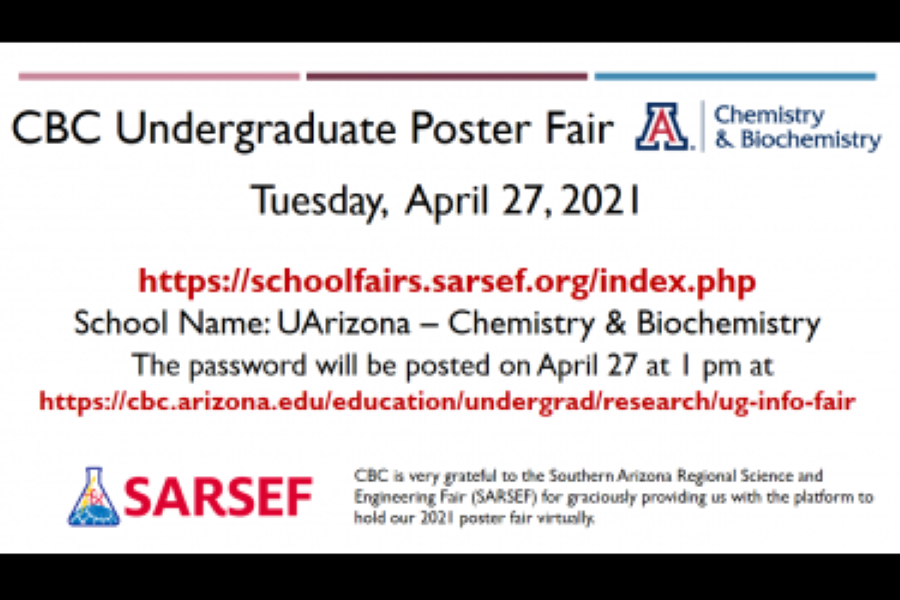 CBC Virtual Undergraduate Poster Fair | UArizona Department of ...